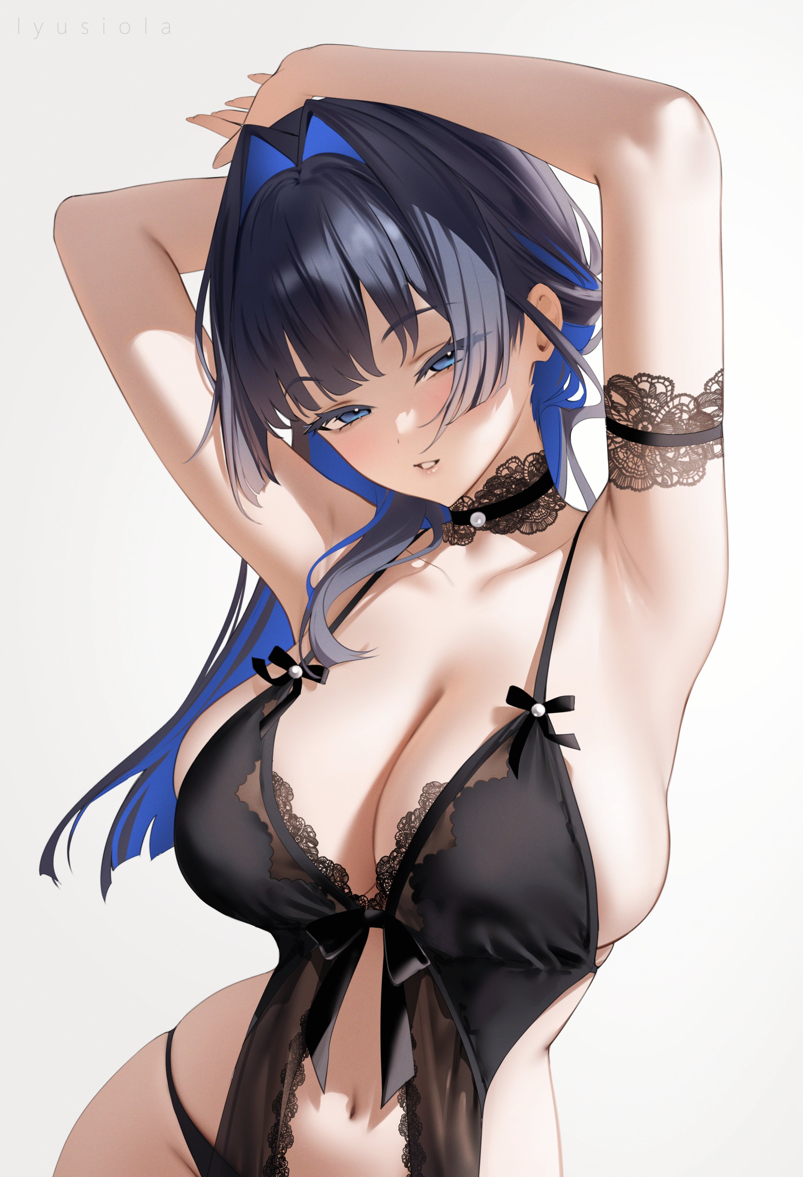 lyusiola hololive hololive english ouro kronii lingerie pantsu see through | #1232079 | yande.re